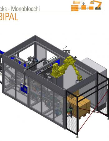 New compact solution for carton packing and palletising in one monobloc